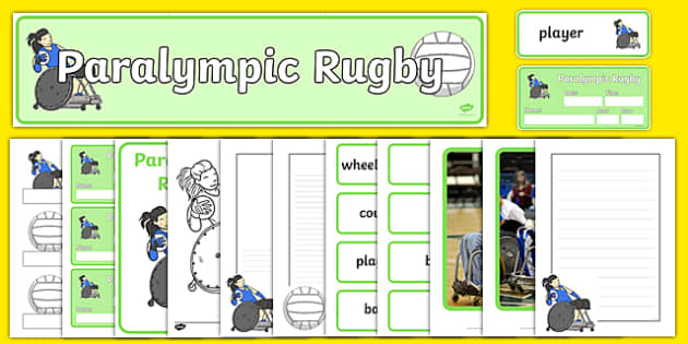 The Paralympics Rugby Resource (teacher made) - Twinkl