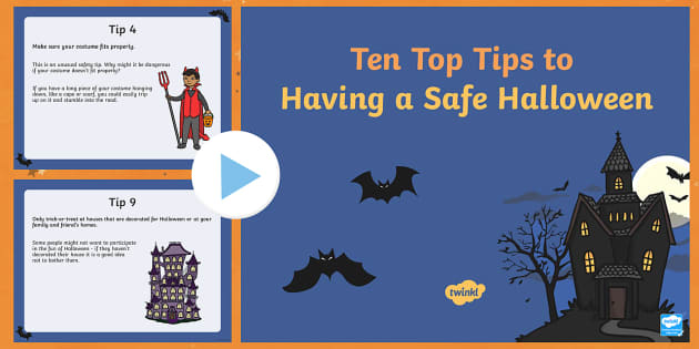 Whole School Assembly on Halloween Safety PowerPoint, CfE