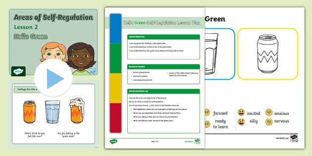 OT: Areas of Self-Regulation Lesson Plans: 2. Hello Green
