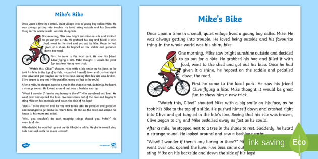 i e Phoneme Spotter Story Worksheet (teacher made)