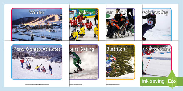 Winter Para-Games Photo Pack - Sporting Events - Twinkl
