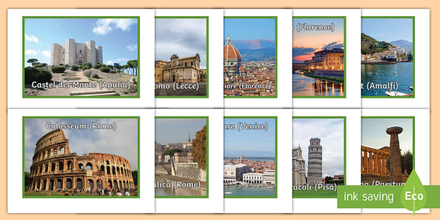 Italian Landmarks Display Photos,Italian buildings - Twinkl