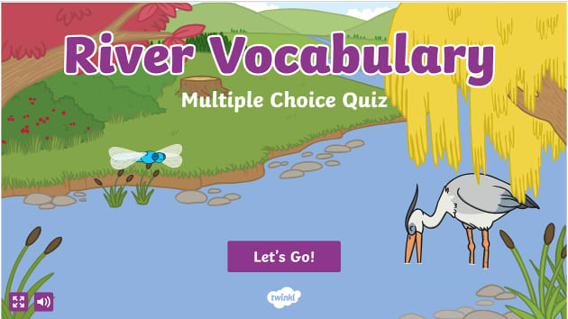 River Vocabulary Multiple Choice Quiz