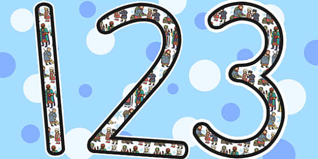 Babushka Themed Display Numbers (teacher made) - Twinkl