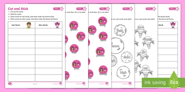 Level 3 Twinkl Phonics Screening Check Independent Activity Pack