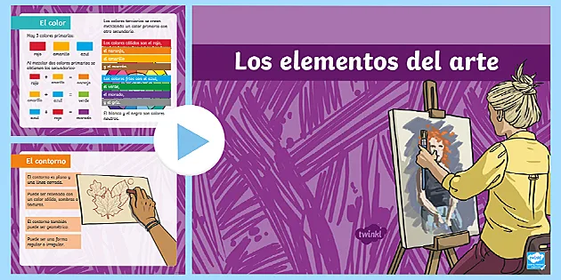 Elemento De Color Del Arte
