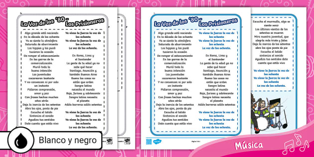 póster | rock chileno | música | repertorio | canciones