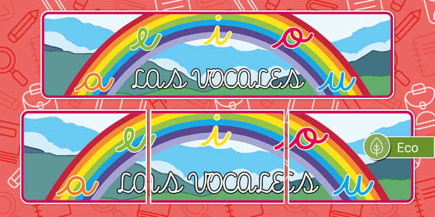 Cartel: Las Vocales (creat de profesori) - Twinkl