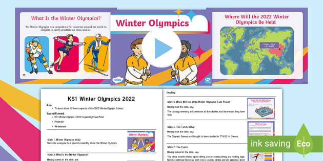 KS1 Winter Olympics Assembly Pack (teacher made) - Twinkl