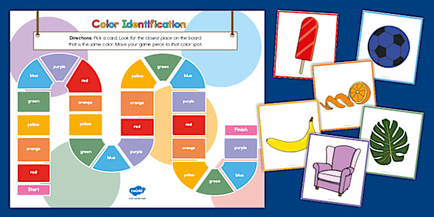 Early Childhood Color Identification Board Game - Twinkl