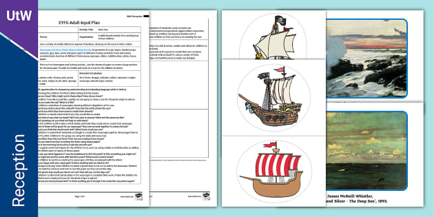 EYFS All At Sea Adult Input Plan and Resource Pack | Twinkl