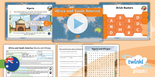 Year 4 HASS Geography Africa and South America Lesson 2