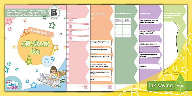 All About Me Activities for Kids - Twinkl