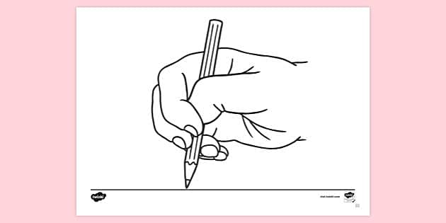 FREE! - Thumb Tuck Pencil Wrap Colouring Sheet | Colouring Sheets