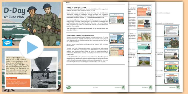 D-Day Assembly Pack (teacher made) - Twinkl