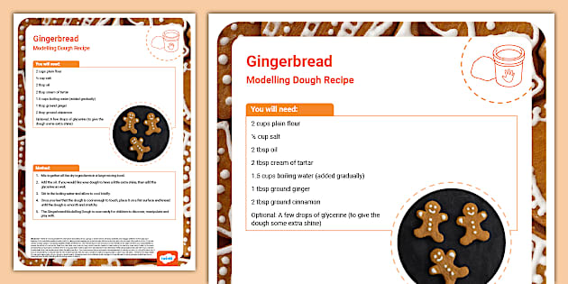 Gingerbread Modelling Dough Recipe | Twinkl (Teacher-Made)
