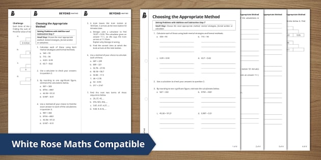 👉 Choosing the Appropriate Method for Calculation | KS3 Maths 👉 Choosing the Appropriate Method for Calculation | KS3 Maths