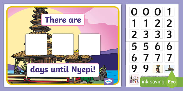 FREE! - Nyepi Countdown Display Poster (nauczyciel wykonał) FREE! - Nyepi Countdown Display Poster (nauczyciel wykonał)