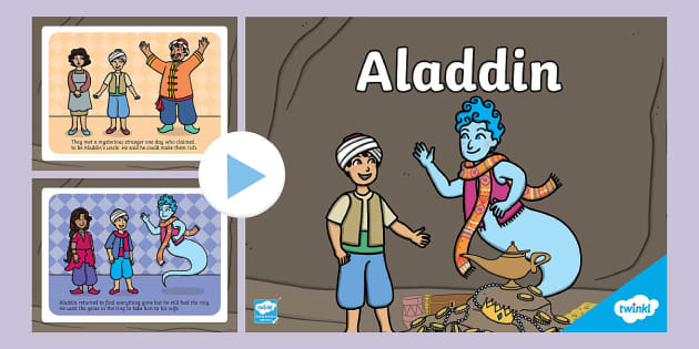 Aladdin Story PowerPoint (teacher made) - Twinkl