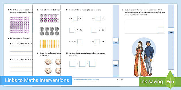 👉 Year 3 Multiplication and Division Baseline Assessment