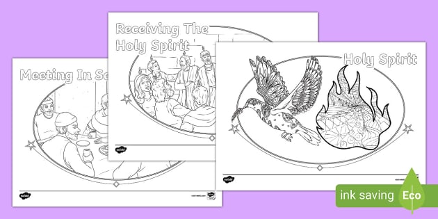 Pentecost Mindfulness Colouring (teacher made) - Twinkl