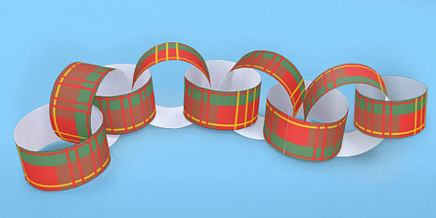 Tartan Paper Chain