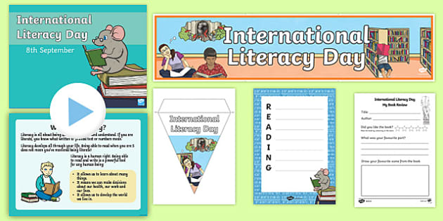 International Literacy Day Resource Pack (teacher made)