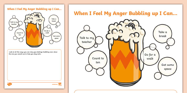 Mental Wellbeing Fizzy Feelings Poster Foundation Stage