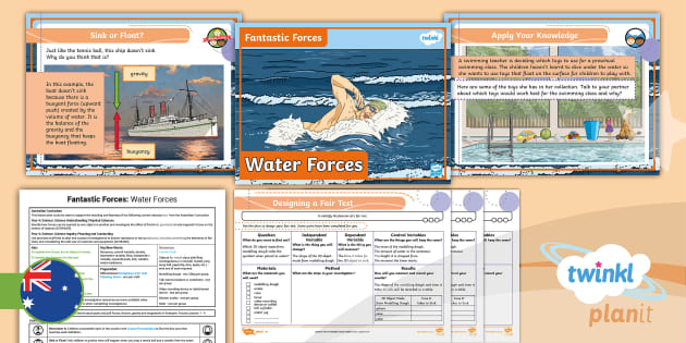 Year 4 Science Fantastic Forces Lesson 5 Water Forces