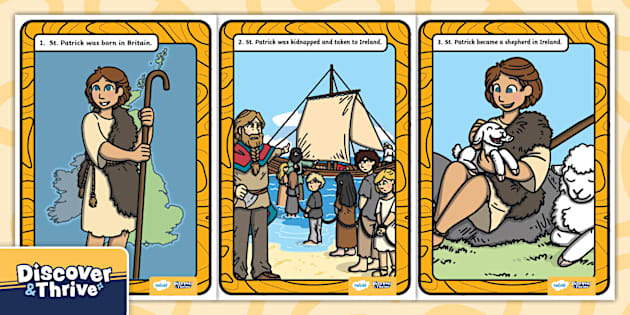 St. Patrick Story Sequencing Social and Environmental Curriculum