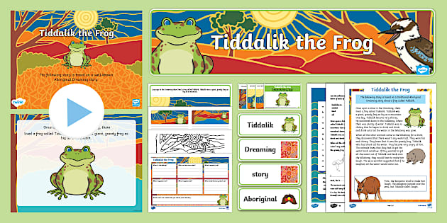Tiddalik the Frog Activity Pack Aboriginal Dreaming Story
