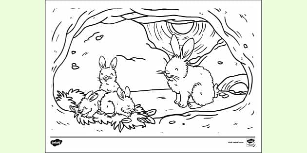 FREE! - Spring Colouring Page for Early Years | Colouring Sheets