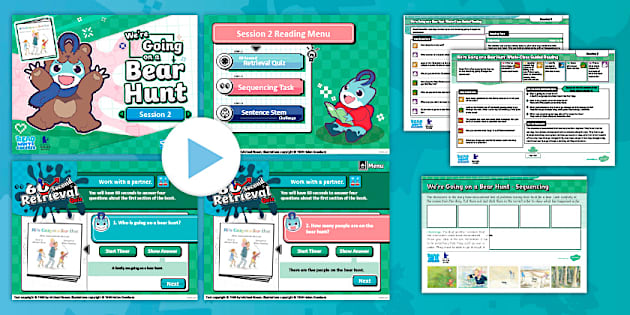 FREE! - We're Going on a Bear Hunt Whole-Class Guided Reading 2 [Y1}