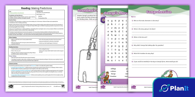 Year 3 George's Marvellous Medicine: Reading Lesson 1