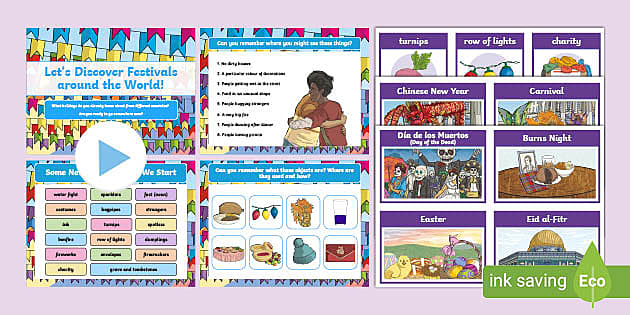 ESL Holidays and Festivals around the World [Teens, A2 - B1]