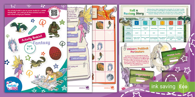 Fantasy Activity Booklet 7 to 9 Years (teacher made)