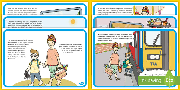 Exploring My World - Sand, Waves and Ice Cream Story