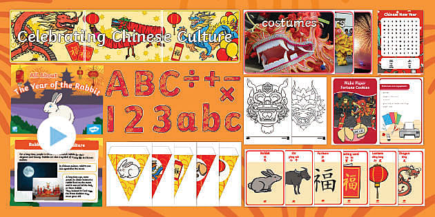 KS1 Chinese New Year Craft Activity Pack (teacher made)