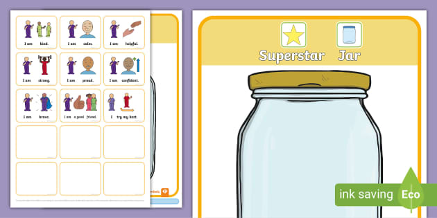 Twinkl Symbols: Superstar Jar - Twinkl