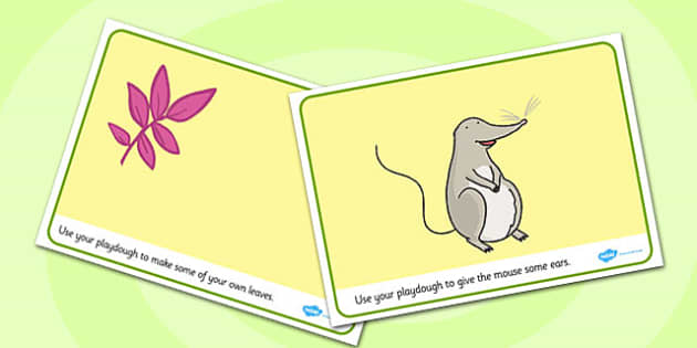 The Lion And The Mouse Playdough Mats (teacher made)