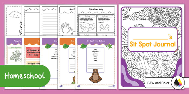 Sit Spot Journal for Outdoor Learning