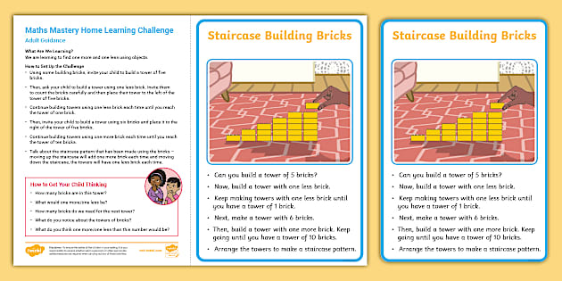 👉 * NEW * EYFS Finds One More or One Less Challenge Staircase Pattern 👉 * NEW * EYFS Finds One More or One Less Challenge Staircase Pattern