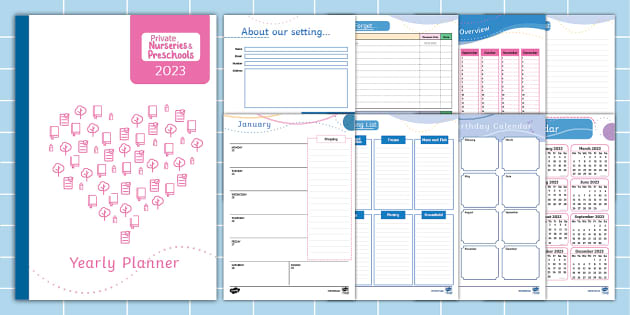 Private Nursery Planner 2023 | Planners & Organisers