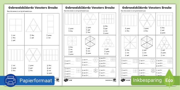 Breuke Werkkaarte: Gebrandskilderde Vensters (teacher made)