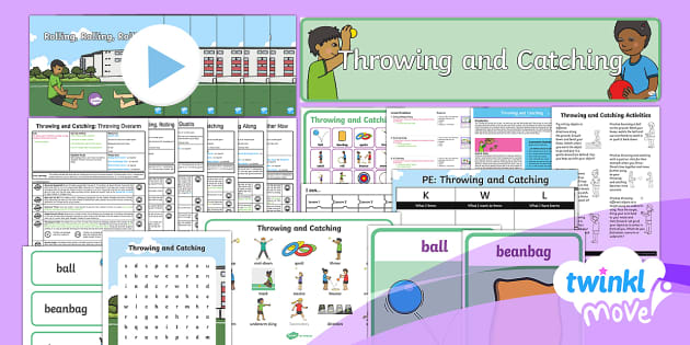 👉 Multi-Skills: Year 1 Throwing and Catching Unit Pack - KS1