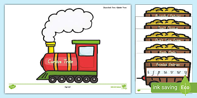 Queensland Joins Alphabet Train - EYLF - Parents - Twinkl