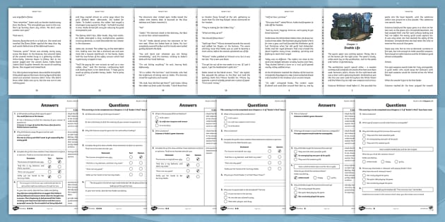KS2 Fantasy Gaming Adventure Story Differentiated Reading Comprehension