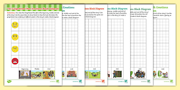 Fairy Tale Emotions Block Diagram Pack (teacher made)