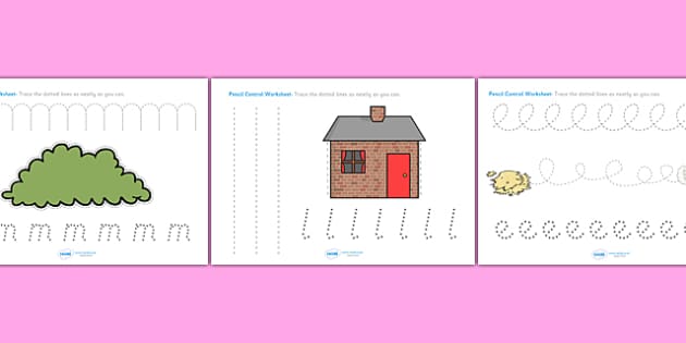 The 3 Little PIgs Pencil Control Sheets (teacher made)