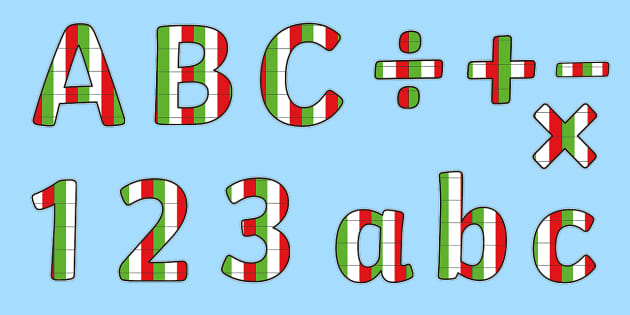 Italian Display Lettering Flags (teacher made) - Twinkl